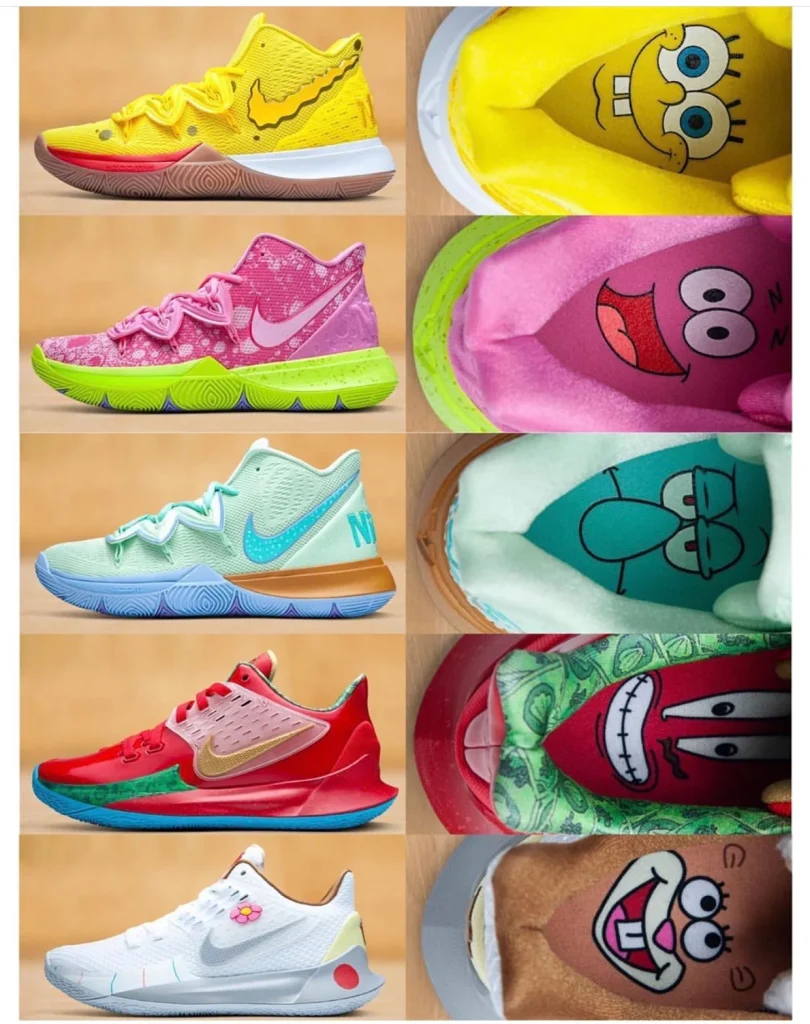 Kyrie Irving’s SpongeBob Nike Collection: A Look Back and What Could ...