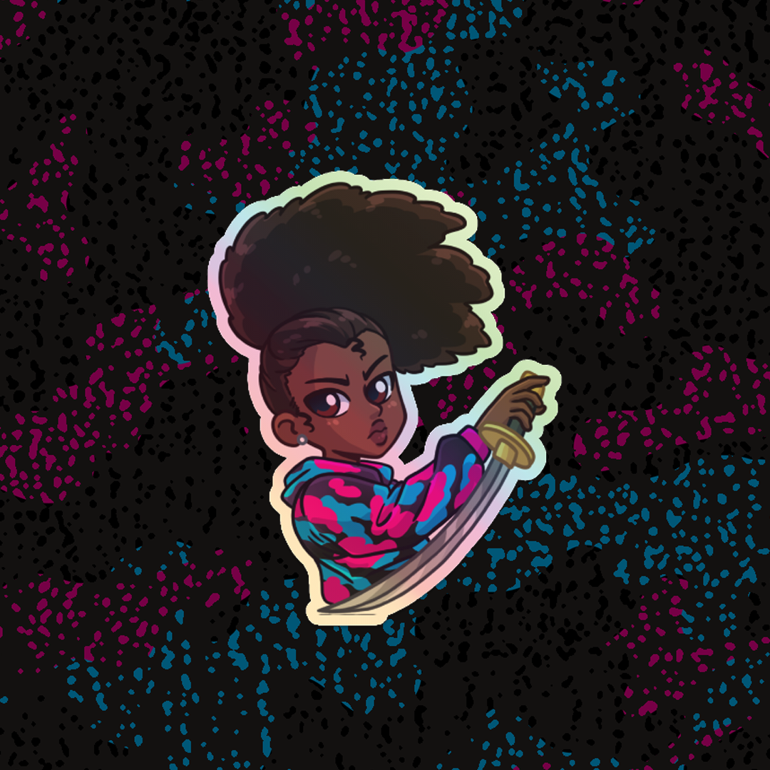 Brittany Holographic Blerd Sticker – Shine with Blerd Energy! - Blerd